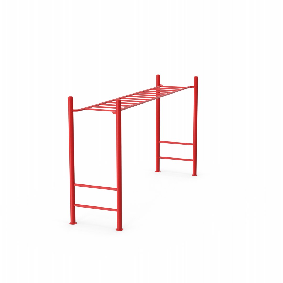 3D Red Playground Climber Model - TurboSquid 2182253