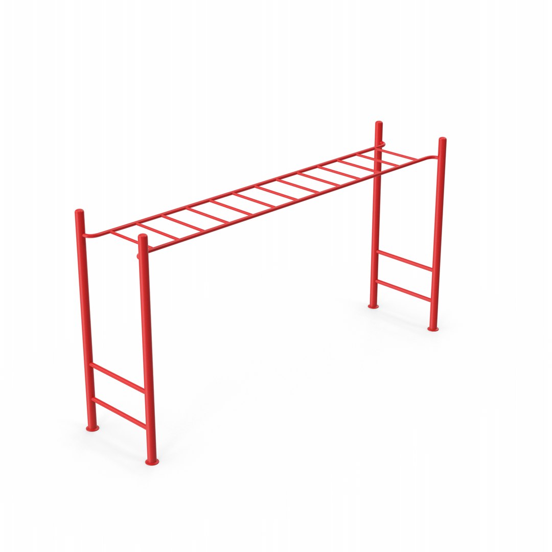 3D Red Playground Climber Model - TurboSquid 2182253