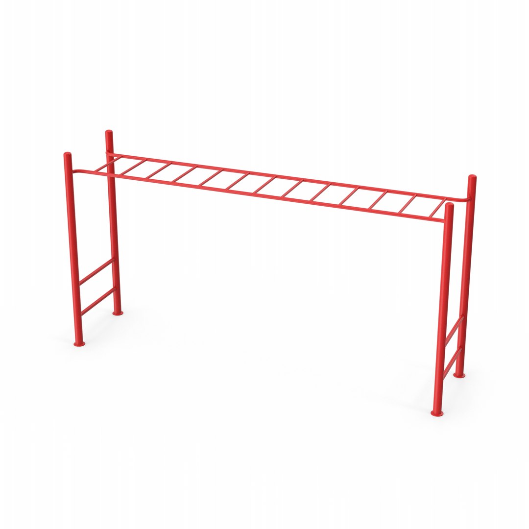 3D Red Playground Climber Model - TurboSquid 2182253