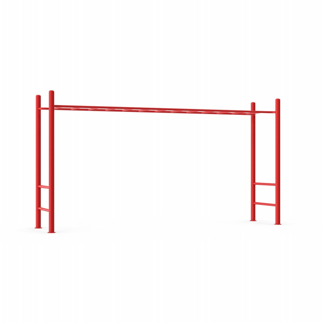 3D Red Playground Climber Model - TurboSquid 2182253