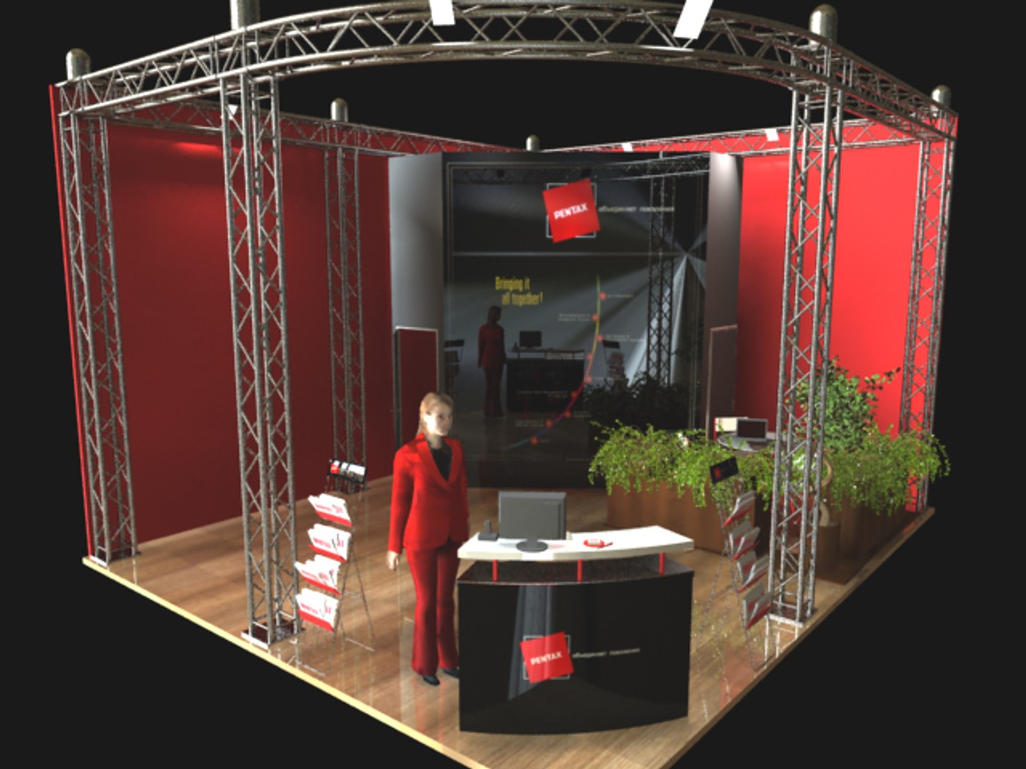 3d model exhibition designer expositions double