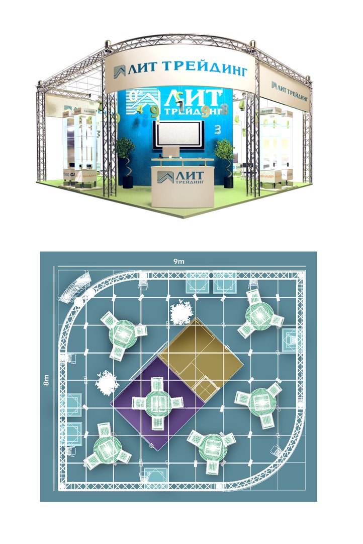 3d model exhibition designer expositions double