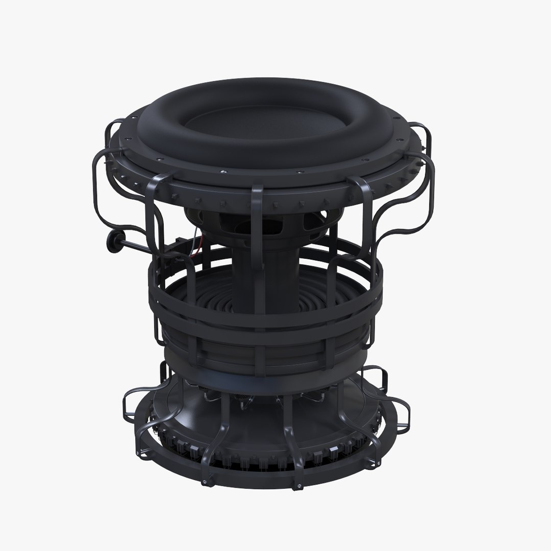 Hi-tech Speaker Advanced 3D Model - TurboSquid 1166088