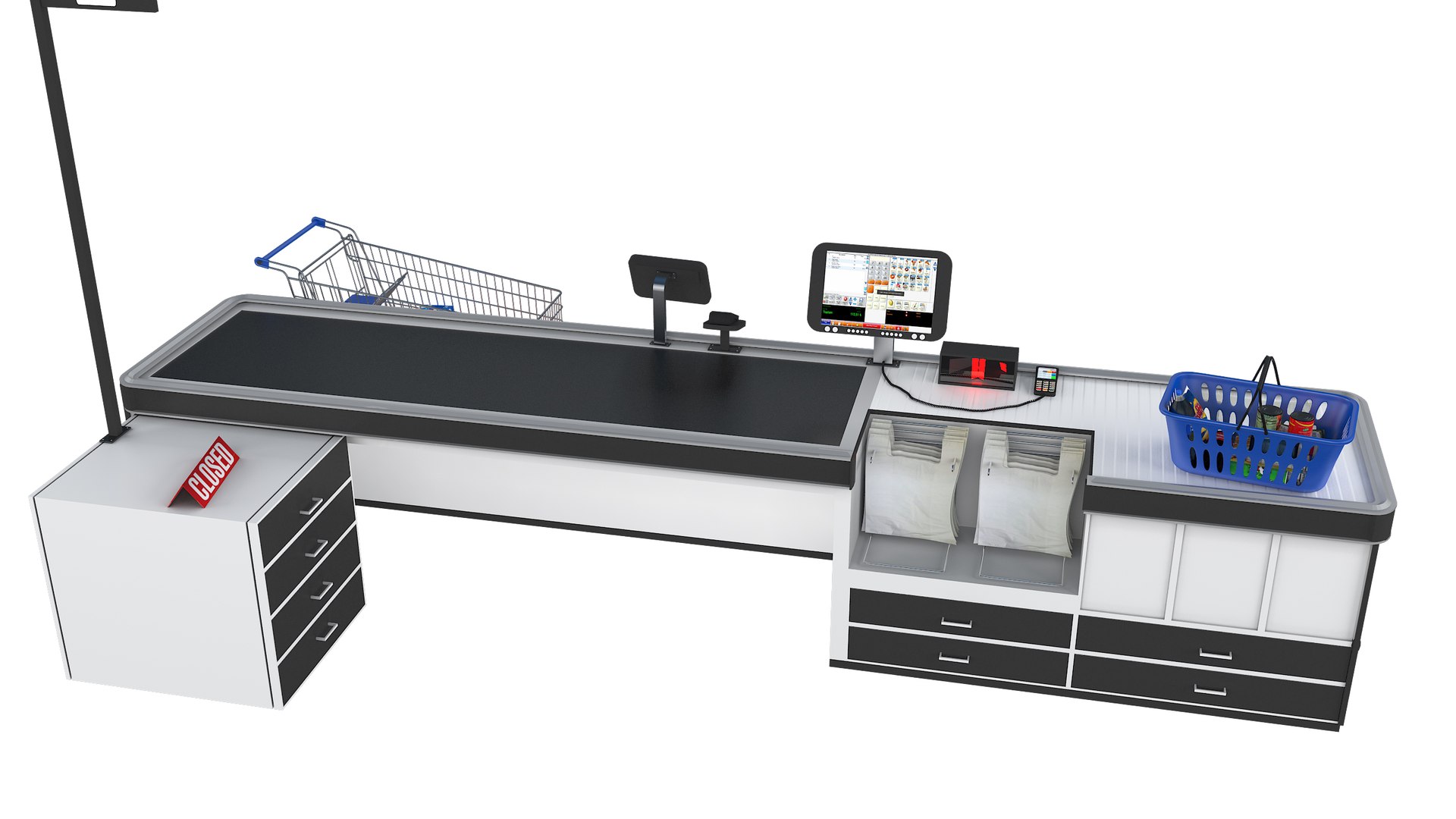 Checkout Retail Model - TurboSquid 1573115