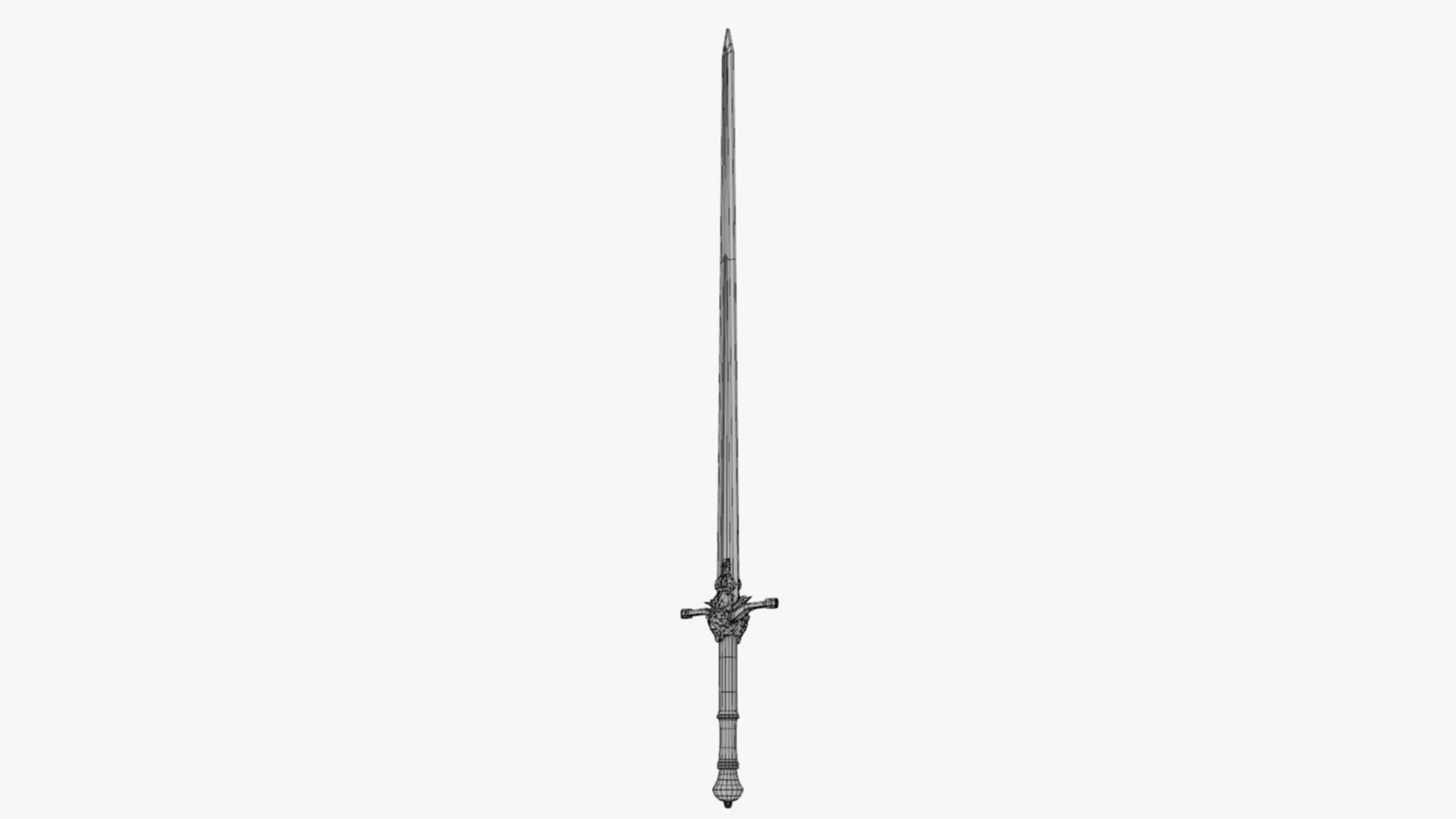 Fantasy Sword RPG German Bastard Sword Greatsword Longsword Zweihander ...