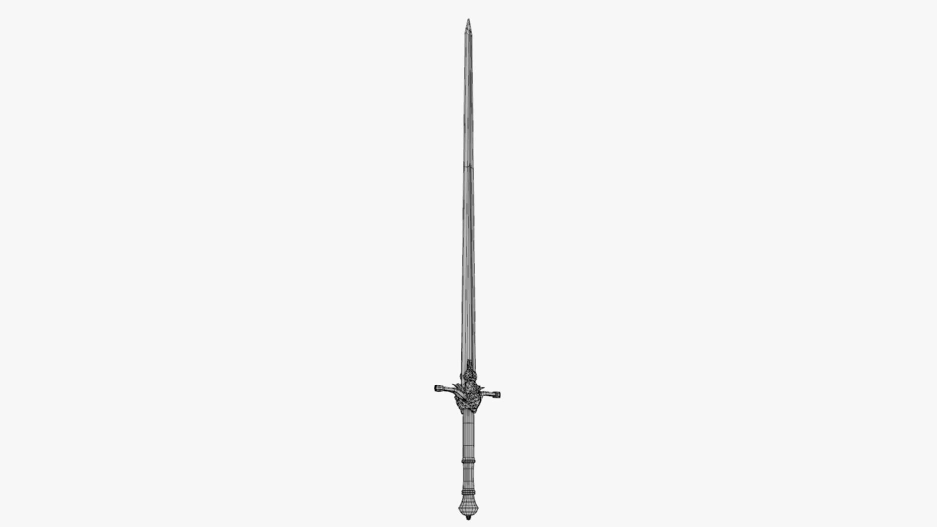 Fantasy Sword RPG German Bastard Sword Greatsword Longsword Zweihander ...