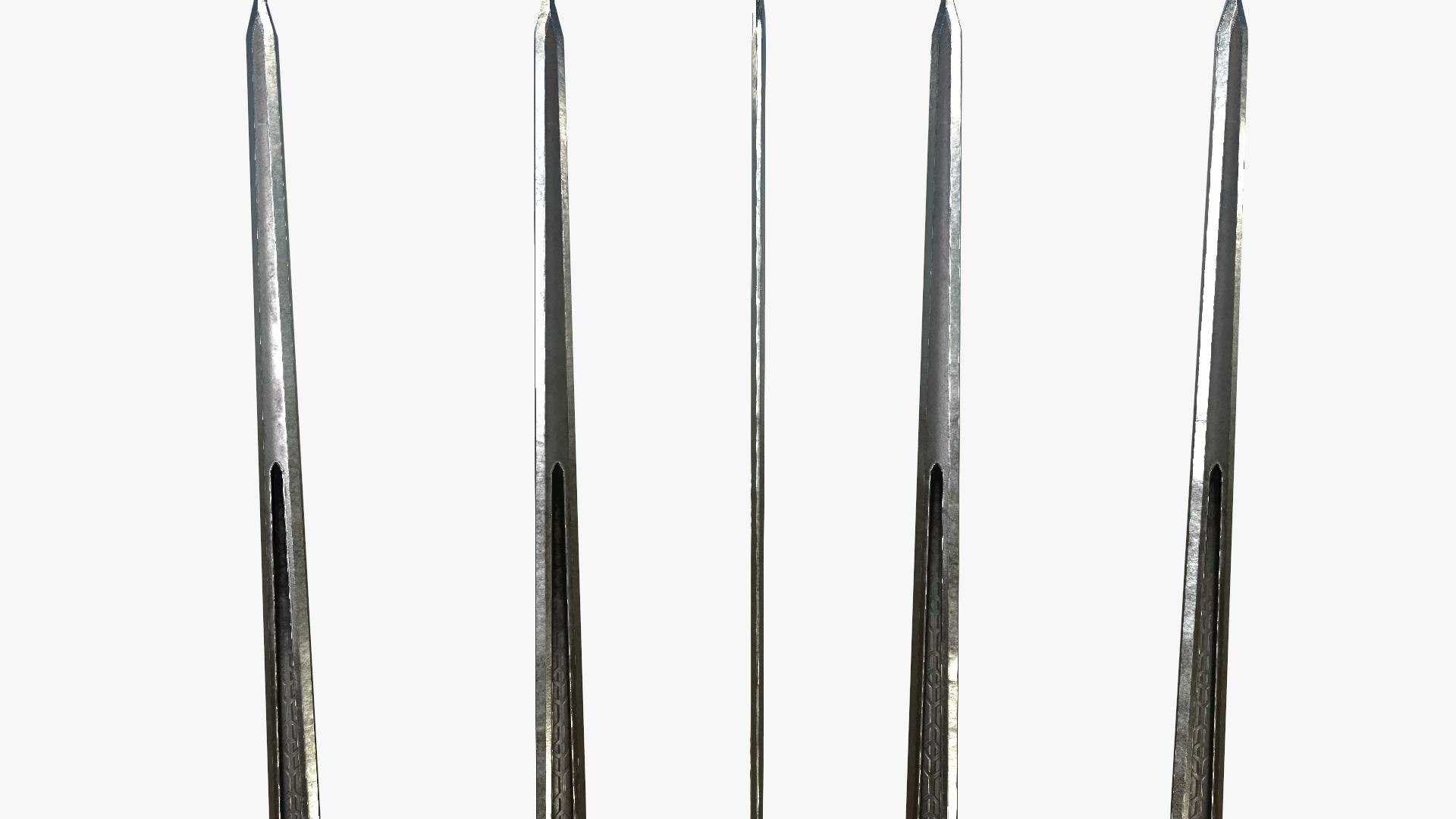 Fantasy Sword RPG German Bastard Sword Greatsword Longsword Zweihander ...