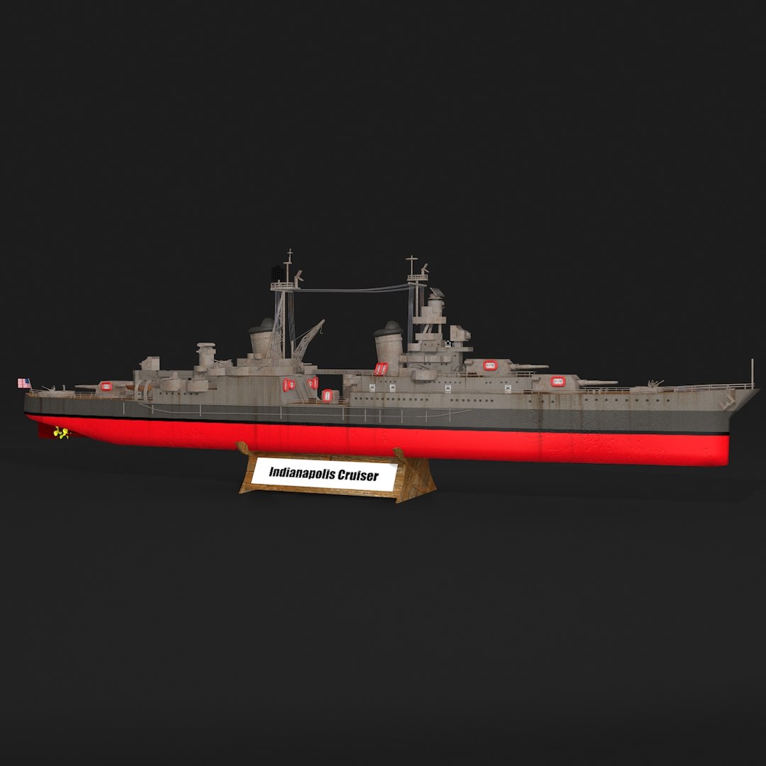 Indianapolis cruiser 3D model - TurboSquid 1516337