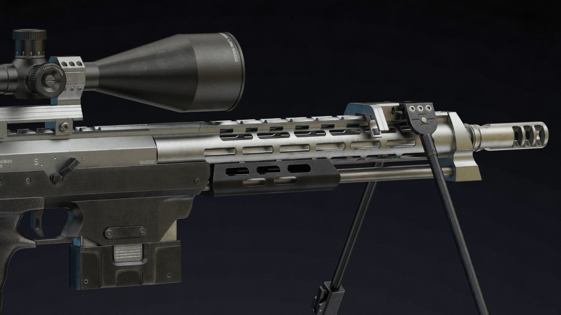 3D DSR Precision Low Poly Realistic Model - TurboSquid 1901797