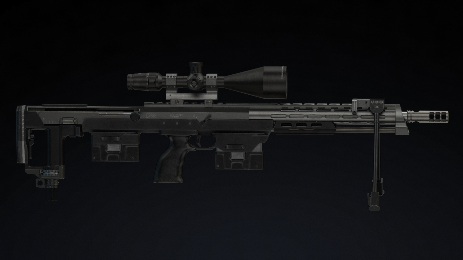 3D DSR Precision Low Poly Realistic Model - TurboSquid 1901797