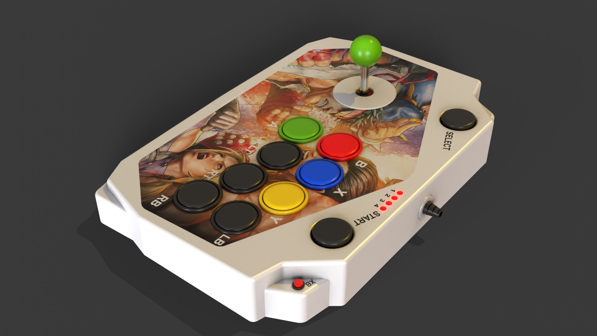 3D ARCADE JOYSTICK model - TurboSquid 2097099