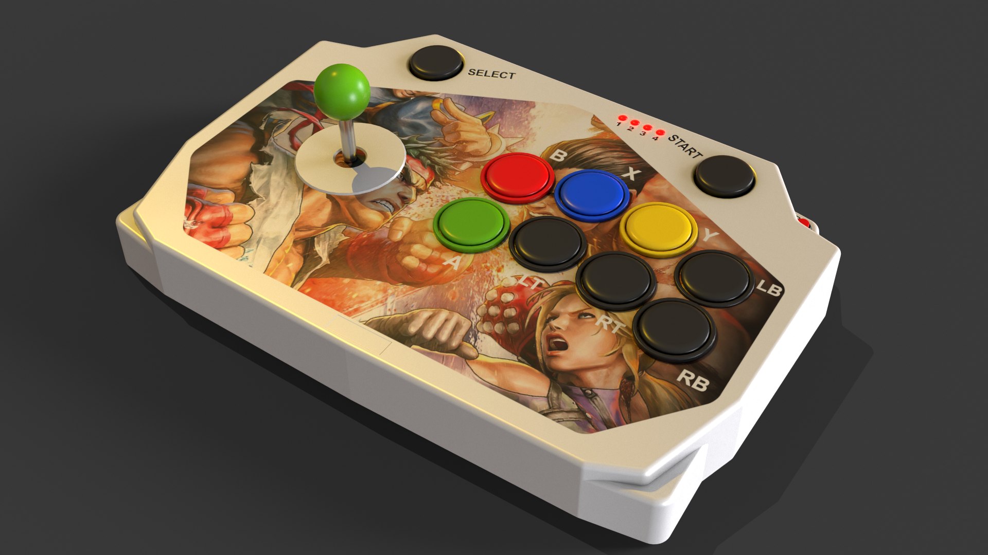 3D ARCADE JOYSTICK Model - TurboSquid 2097099