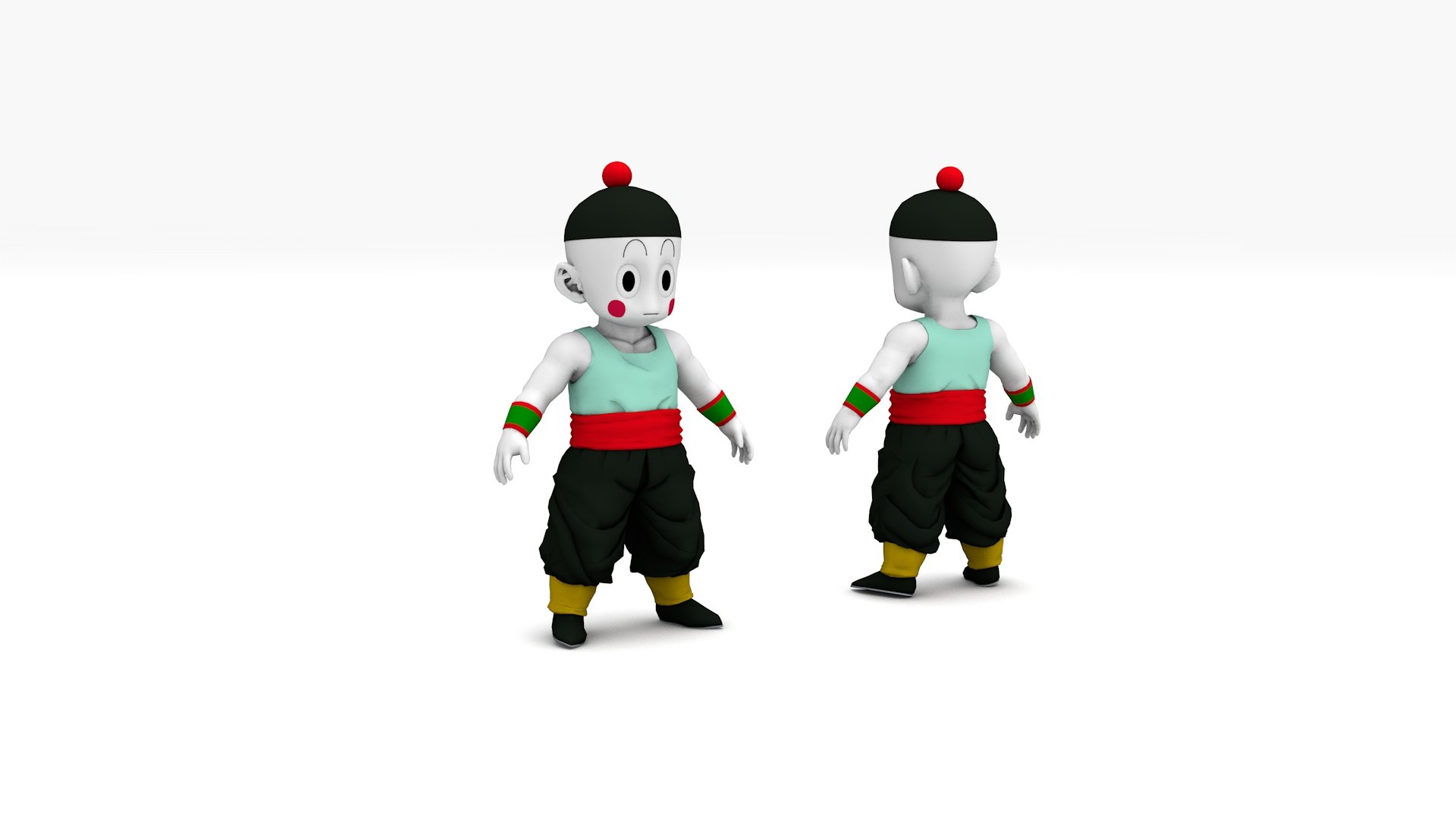 DBZ Character V27 3D - TurboSquid 2074460