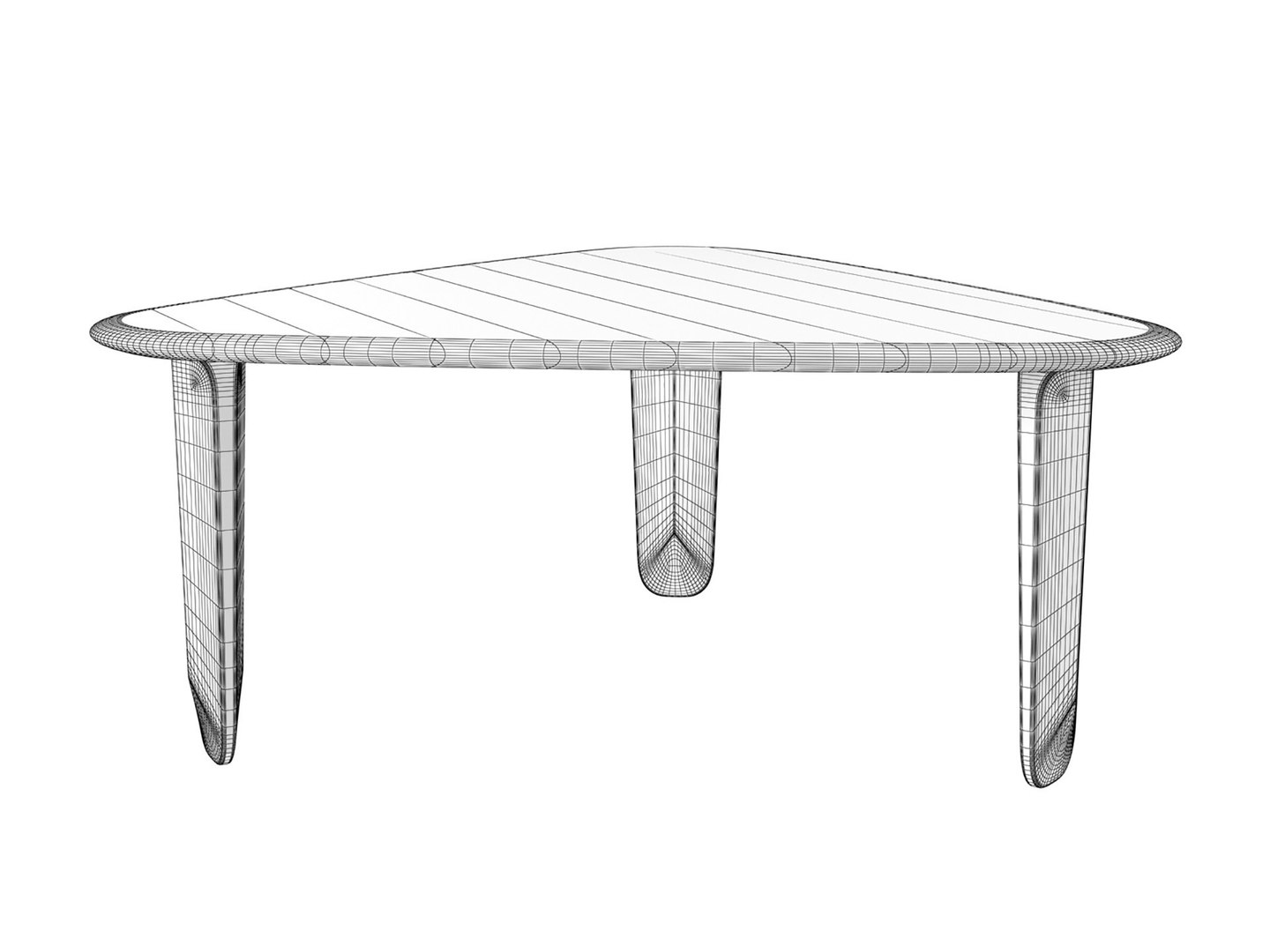 3D Model Kuyu Triangular Tables - TurboSquid 2184239