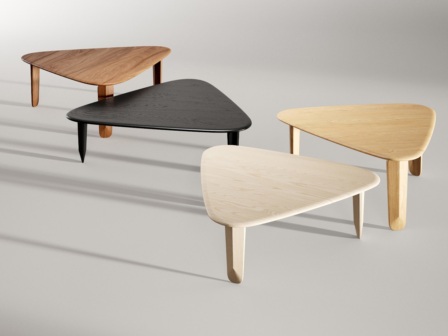 3D Model Kuyu Triangular Tables - TurboSquid 2184239