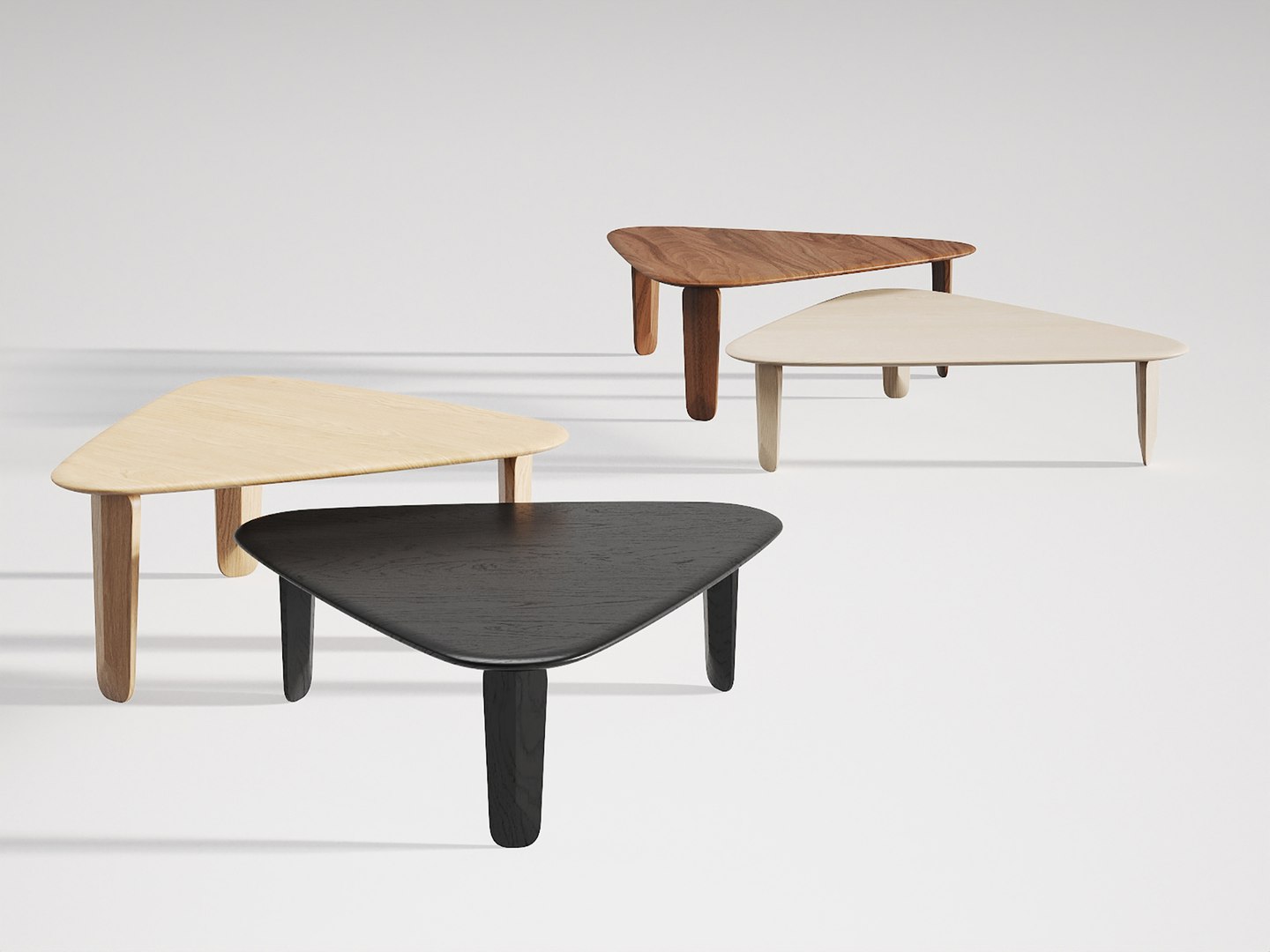 3D Model Kuyu Triangular Tables - TurboSquid 2184239