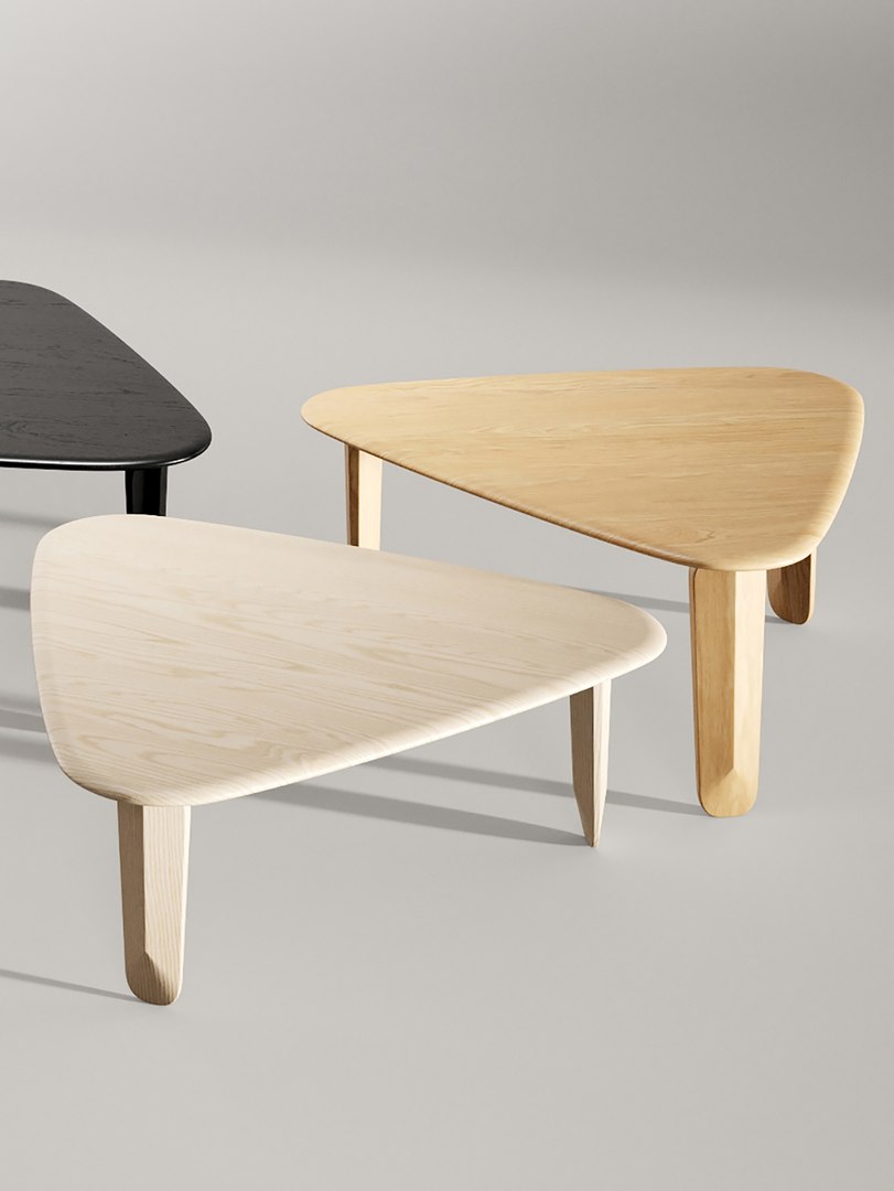 3D Model Kuyu Triangular Tables - TurboSquid 2184239