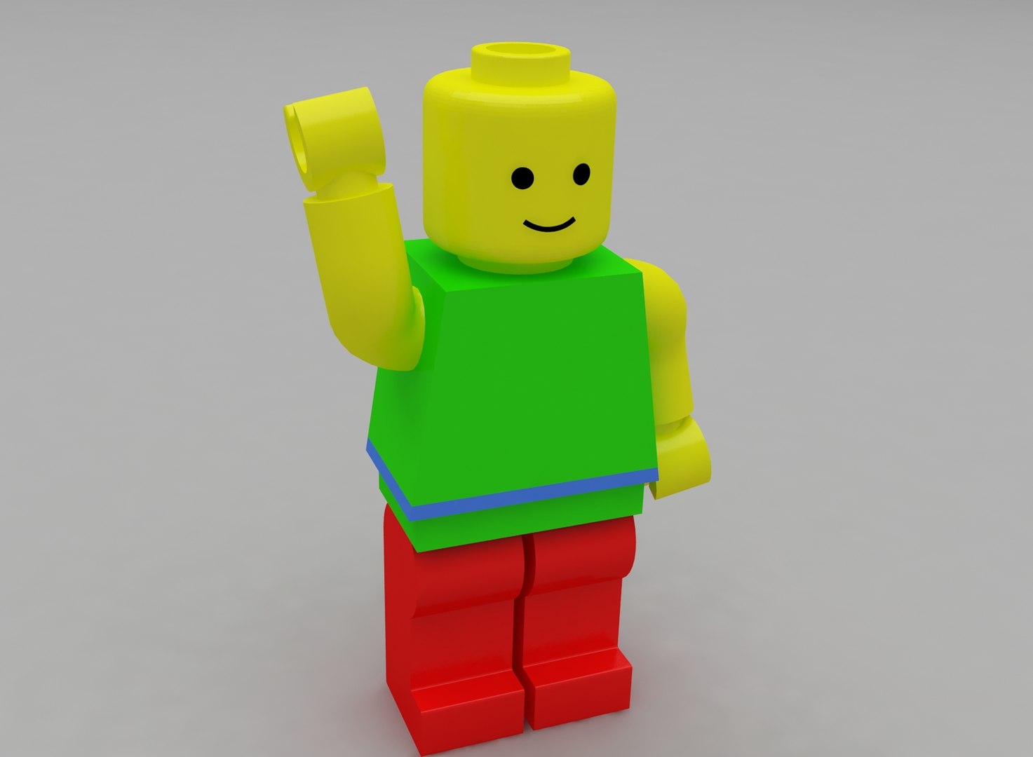 Lego Human 3d Model