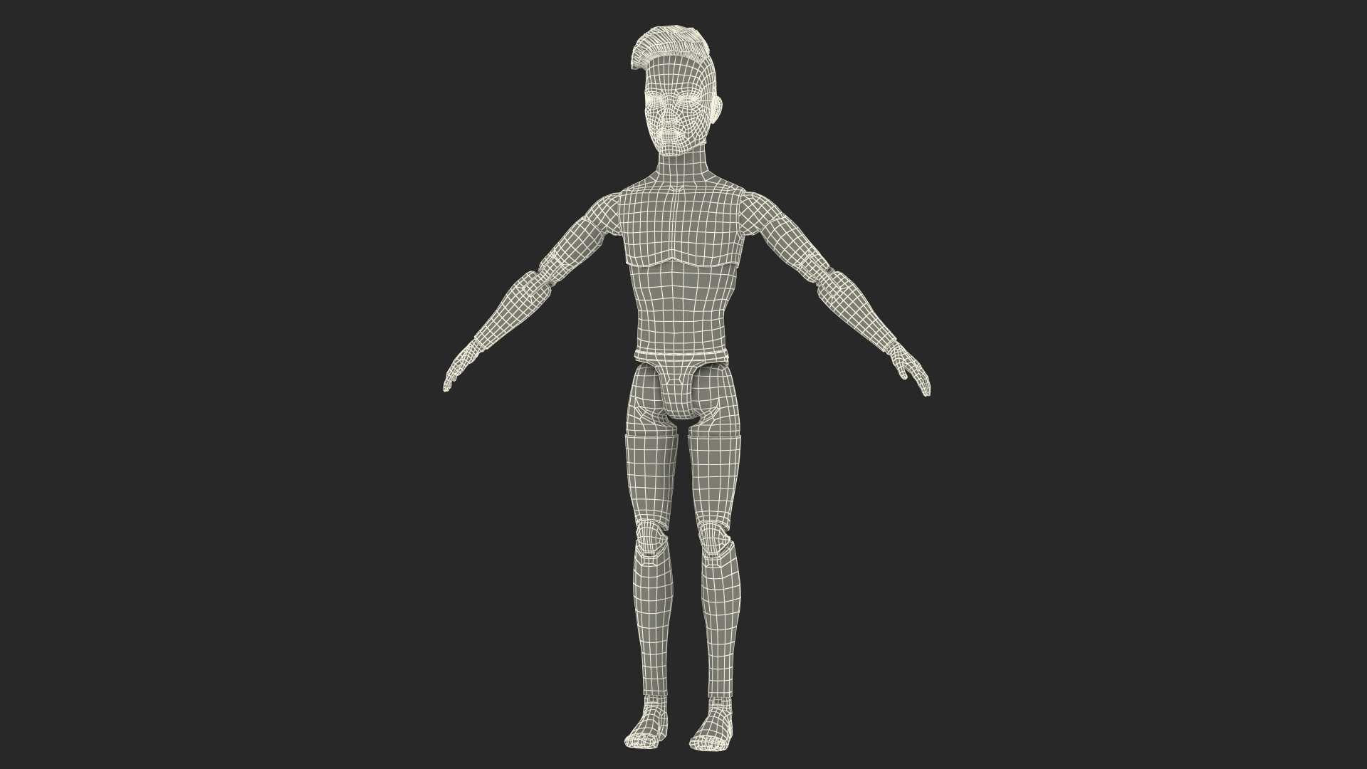3D Barbie Ken GTD90 T-pose Fur - TurboSquid 1903116
