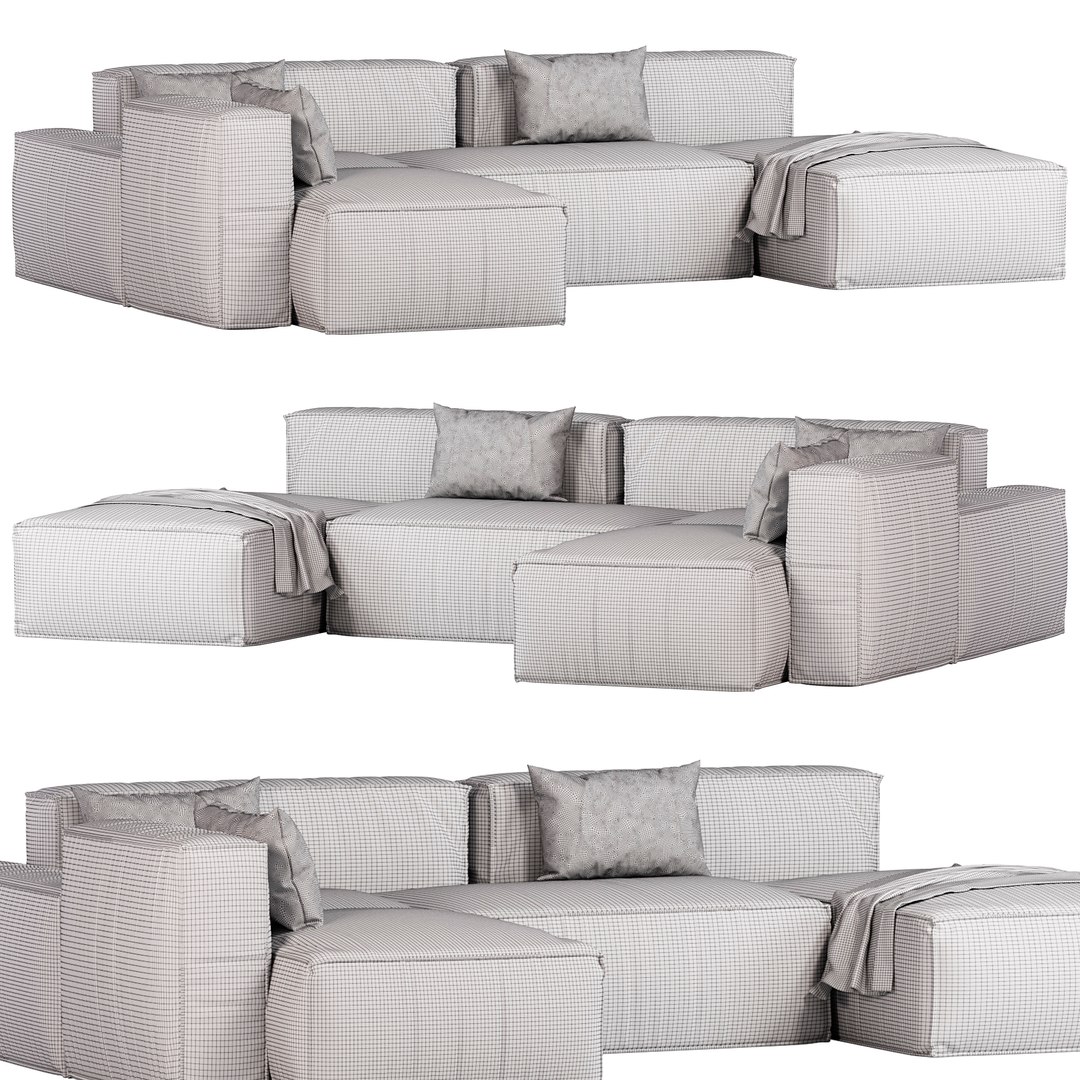 3D Model Boca Navi Sofa 2 - TurboSquid 2111350