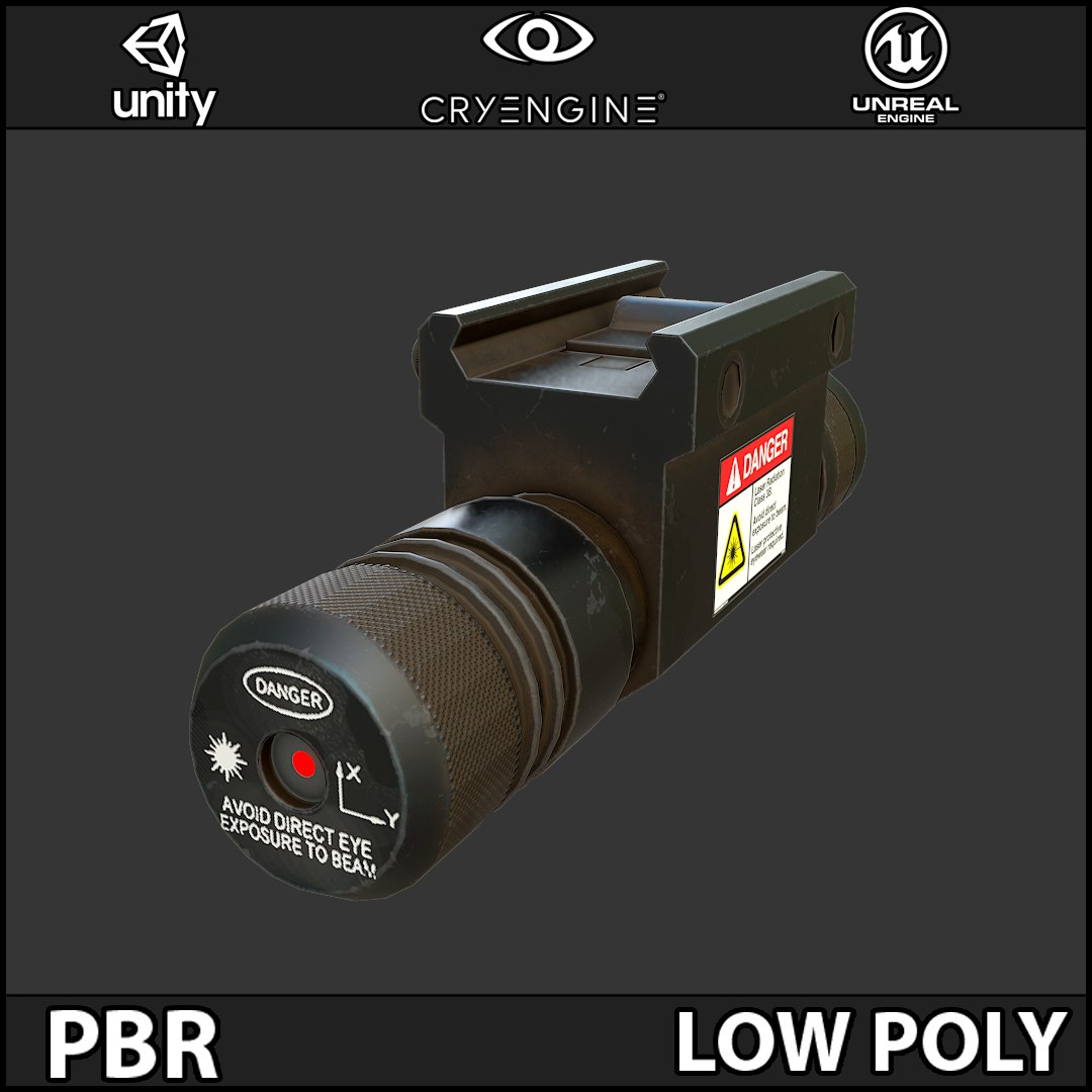 Weapon Laser 3D Model - TurboSquid 1152471