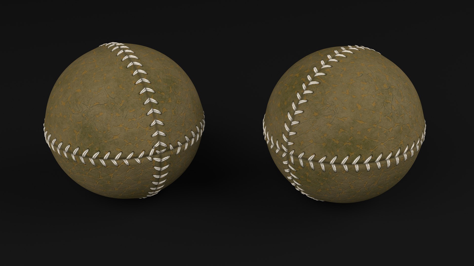 Vintage Baseball Ball 1840 1870 3D Model - TurboSquid 2070787