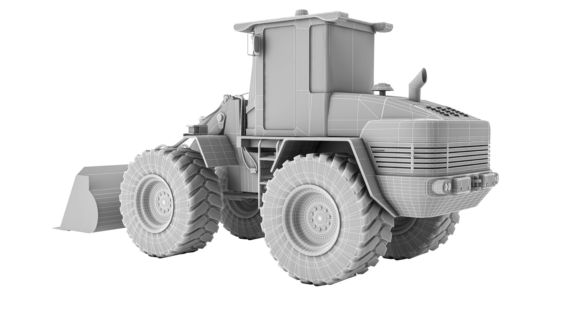 Front End Wheel Loader 3D Model - TurboSquid 2222049