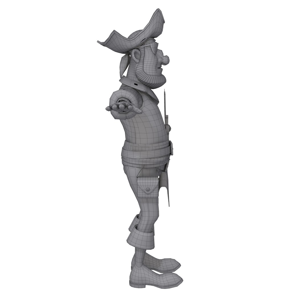 3D Cartoon Pirate - TurboSquid 1428549
