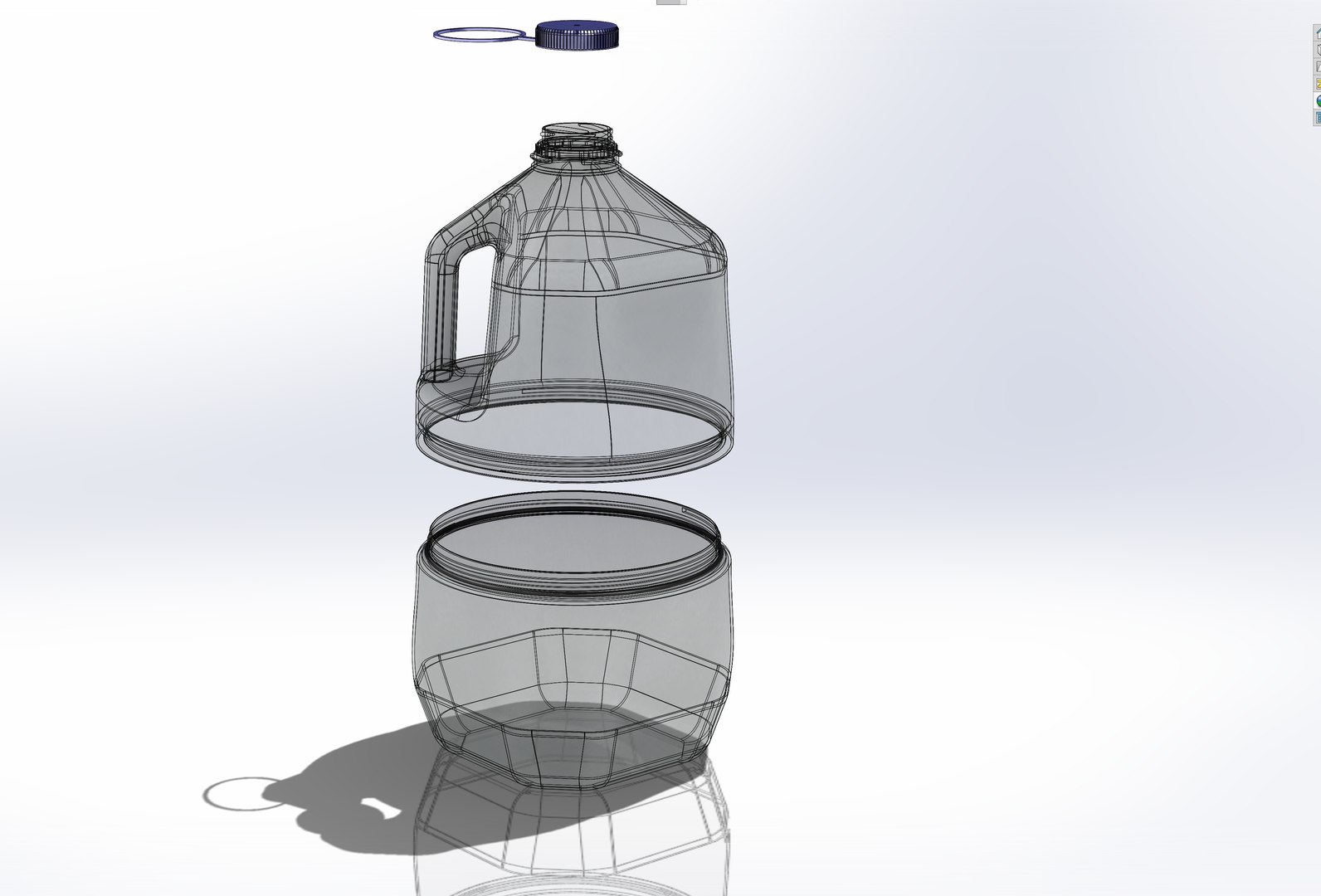 3D One Gallon Biological Container - TurboSquid 2294133