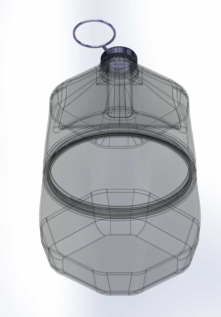 3D One Gallon Biological Container - TurboSquid 2294133