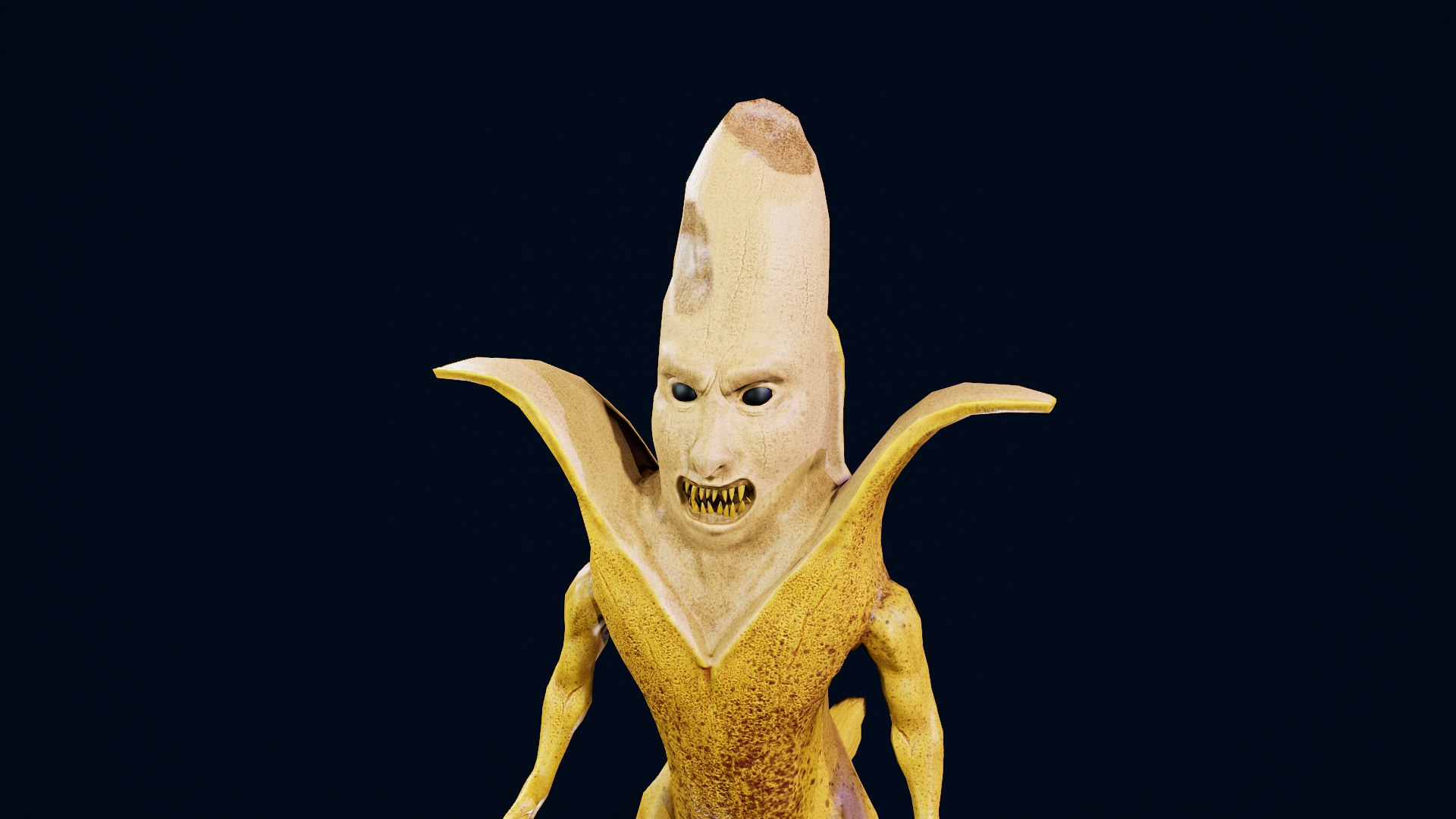 Banana Monster 3D Model - TurboSquid 2372783