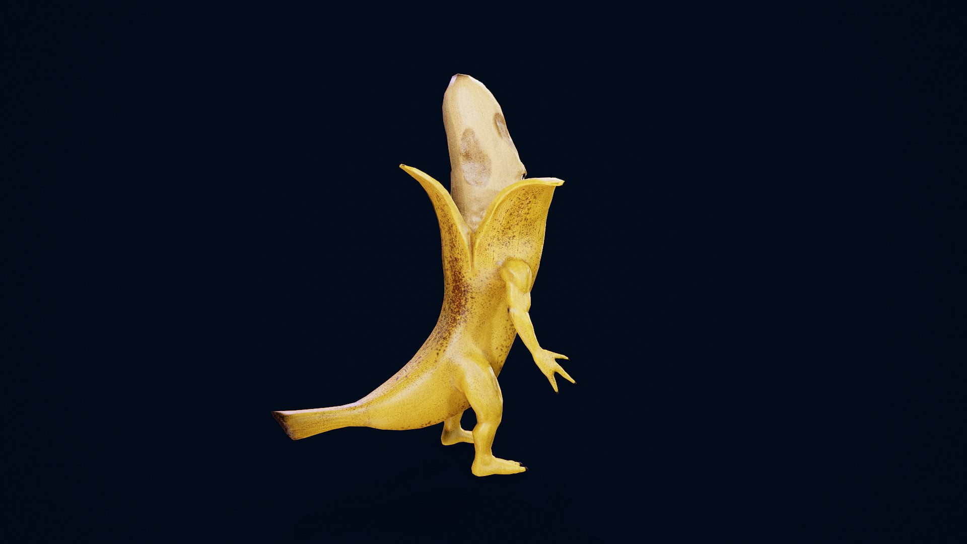 Banana Monster 3D Model - TurboSquid 2372783
