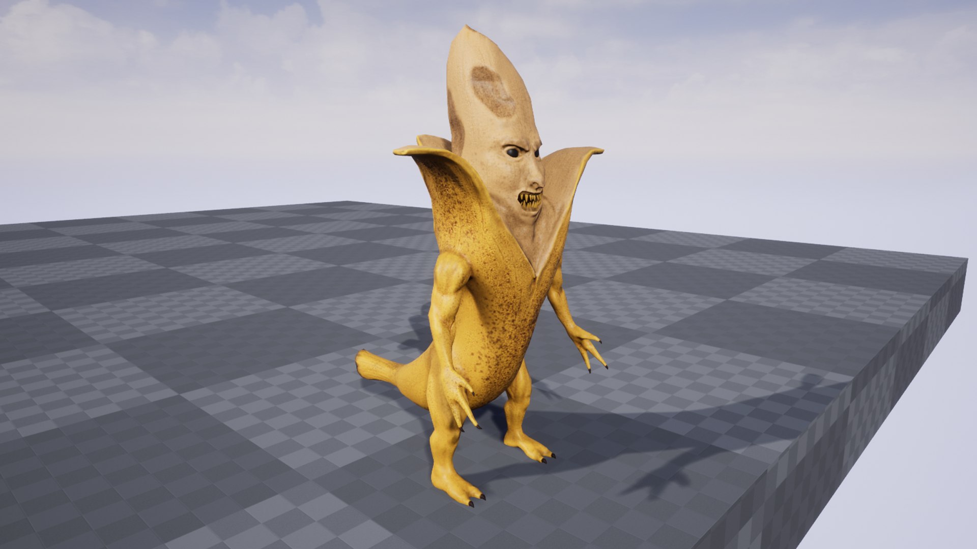Banana Monster 3D Model - TurboSquid 2372783