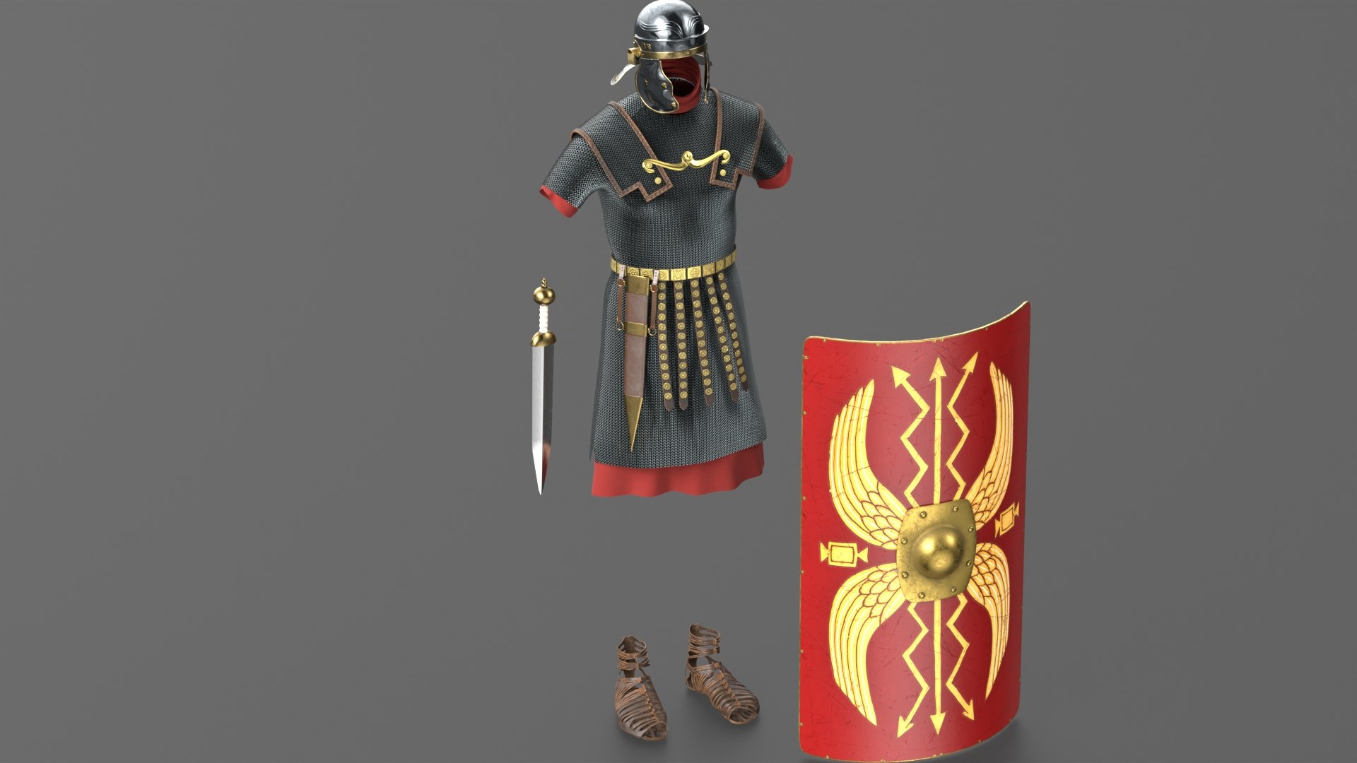 Roman Legionary Cloth 3D Model - TurboSquid 2270521