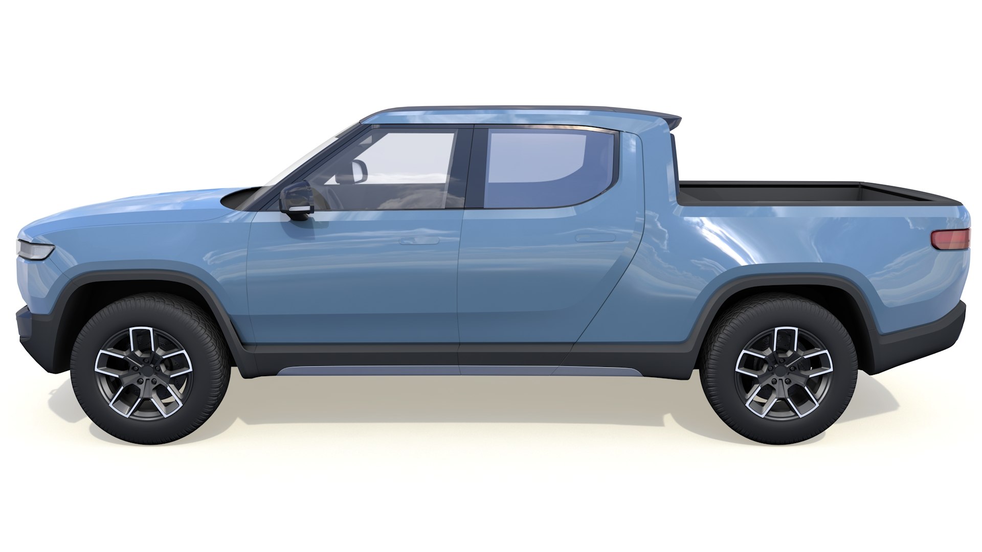 3D Generic EV Pickup Truck Model - TurboSquid 2246408