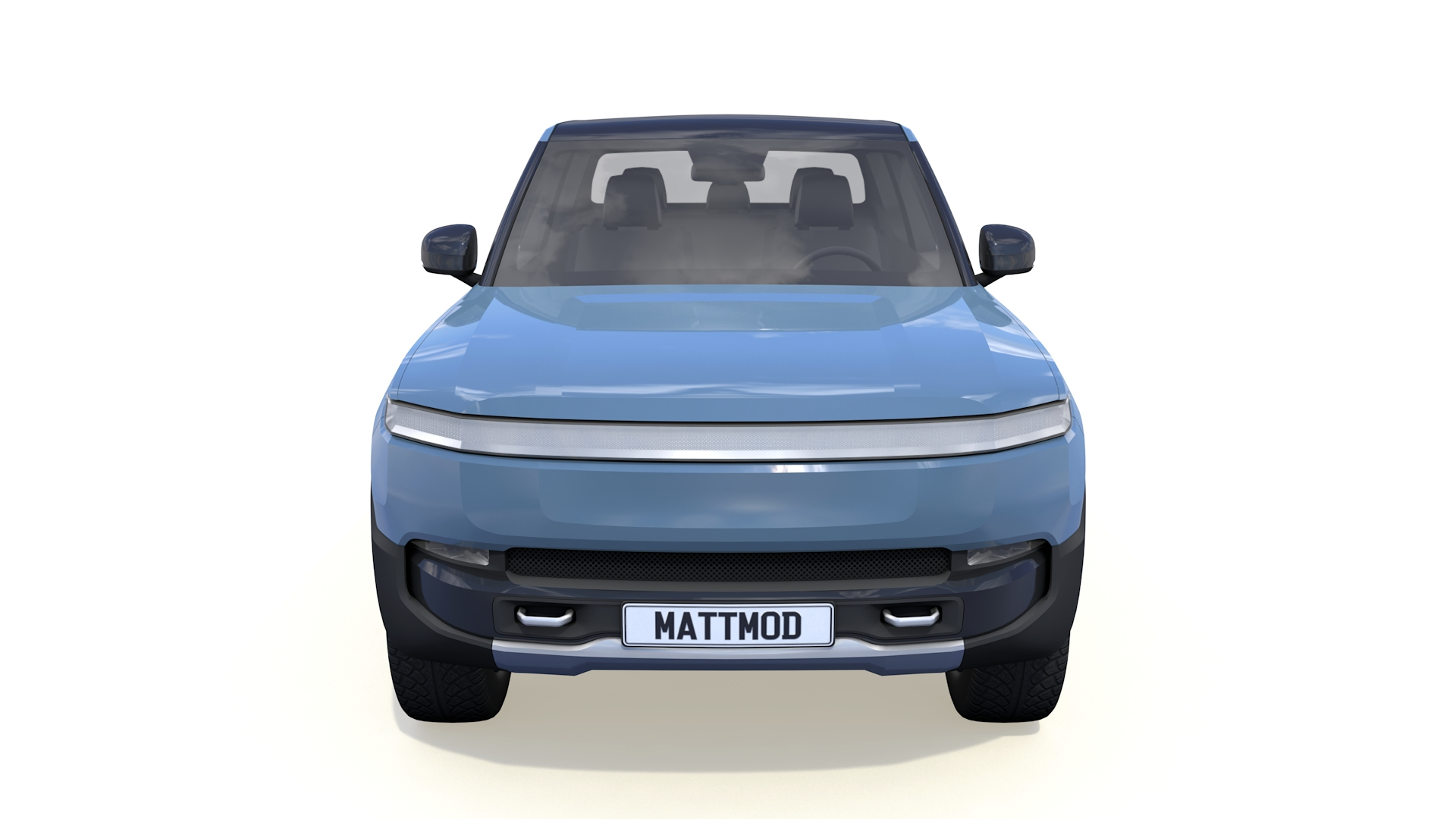 3D Generic EV Pickup Truck Model - TurboSquid 2246408