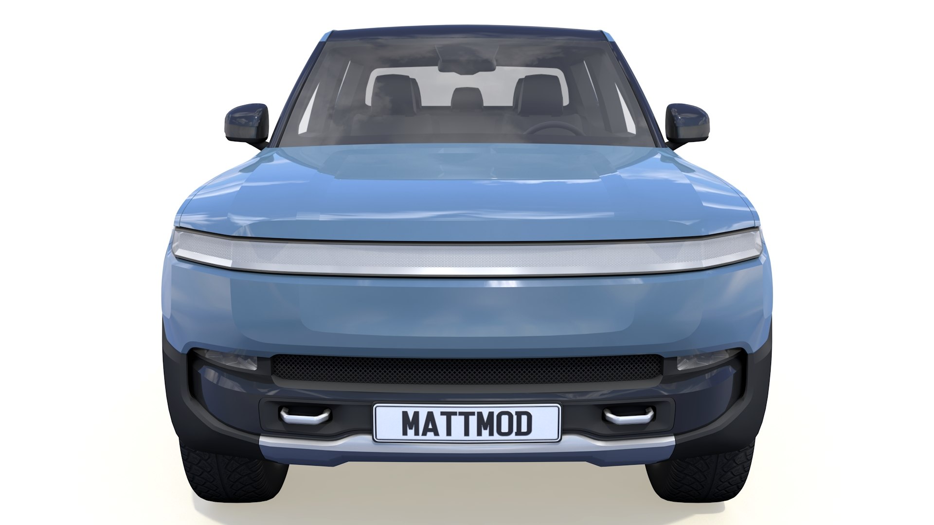 3D Generic EV Pickup Truck Model - TurboSquid 2246408