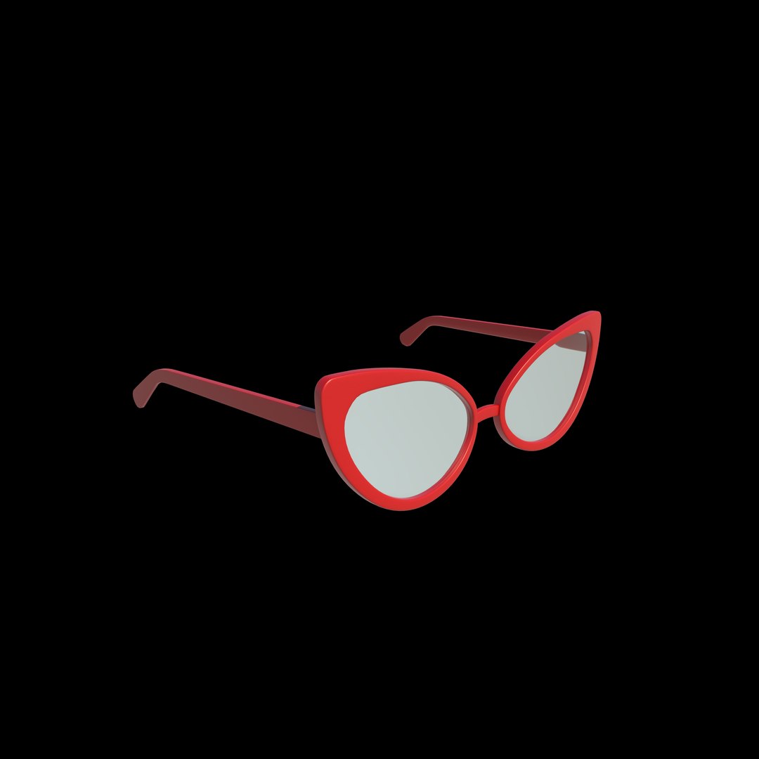 Cat Eye Glasse 3D Model 3D Model - TurboSquid 2335190