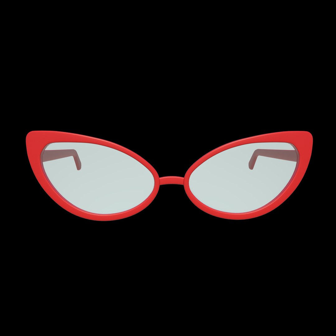 Cat Eye Glasse 3D Model 3D Model - TurboSquid 2335190
