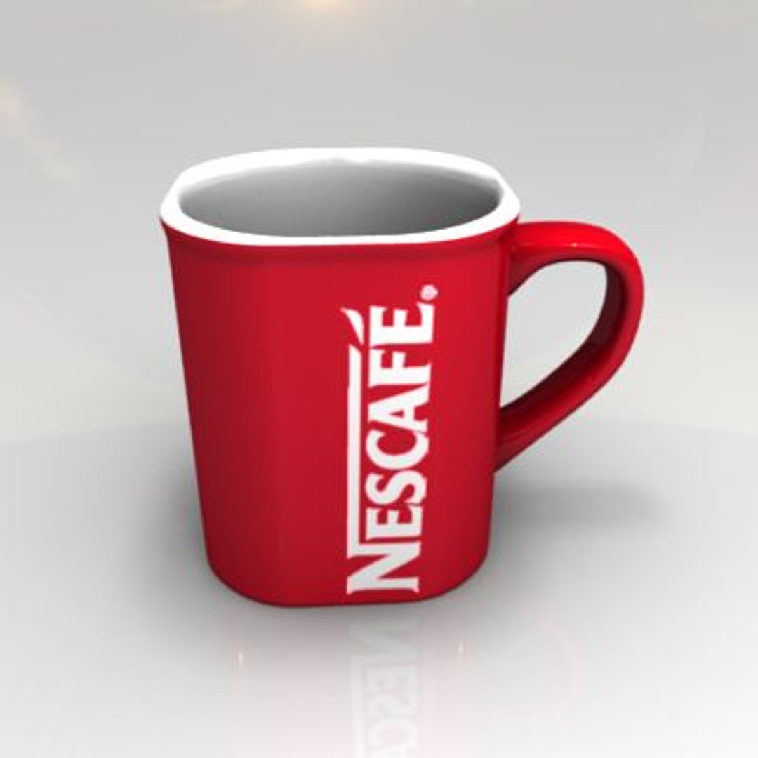 3d Nescafe Cup