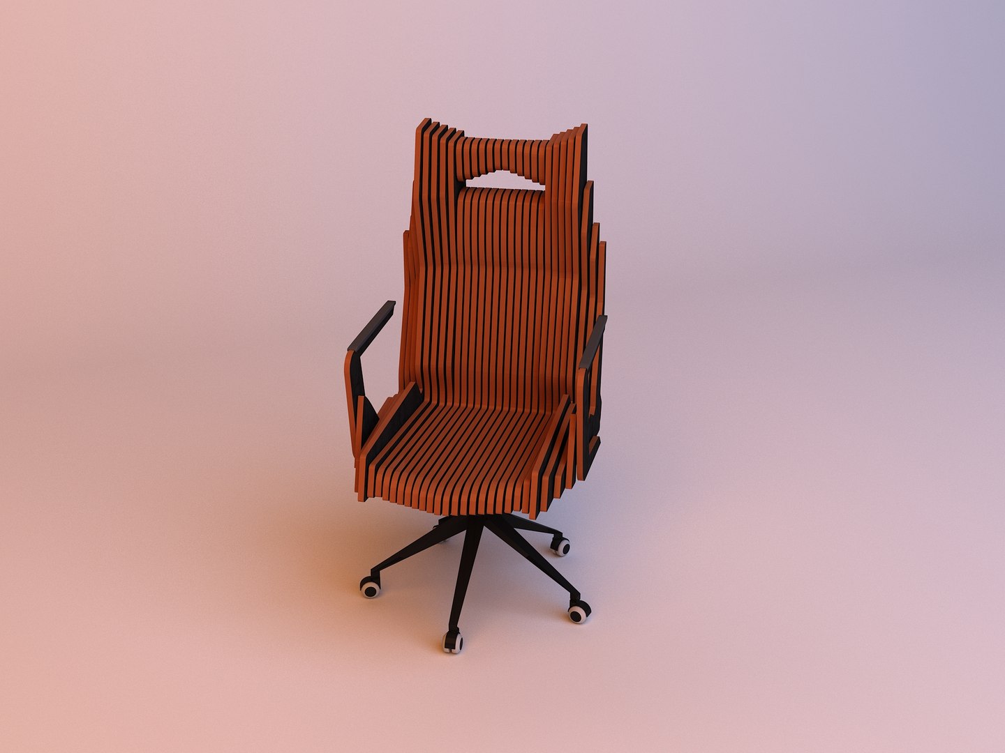 3D Parametric Wooden Chair On The Cross 3D Model - TurboSquid 1735341