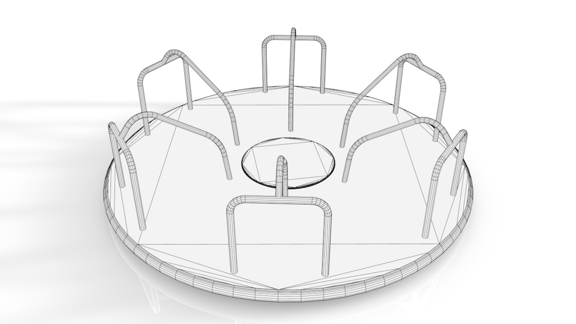 3D Children Carousel - TurboSquid 1450384