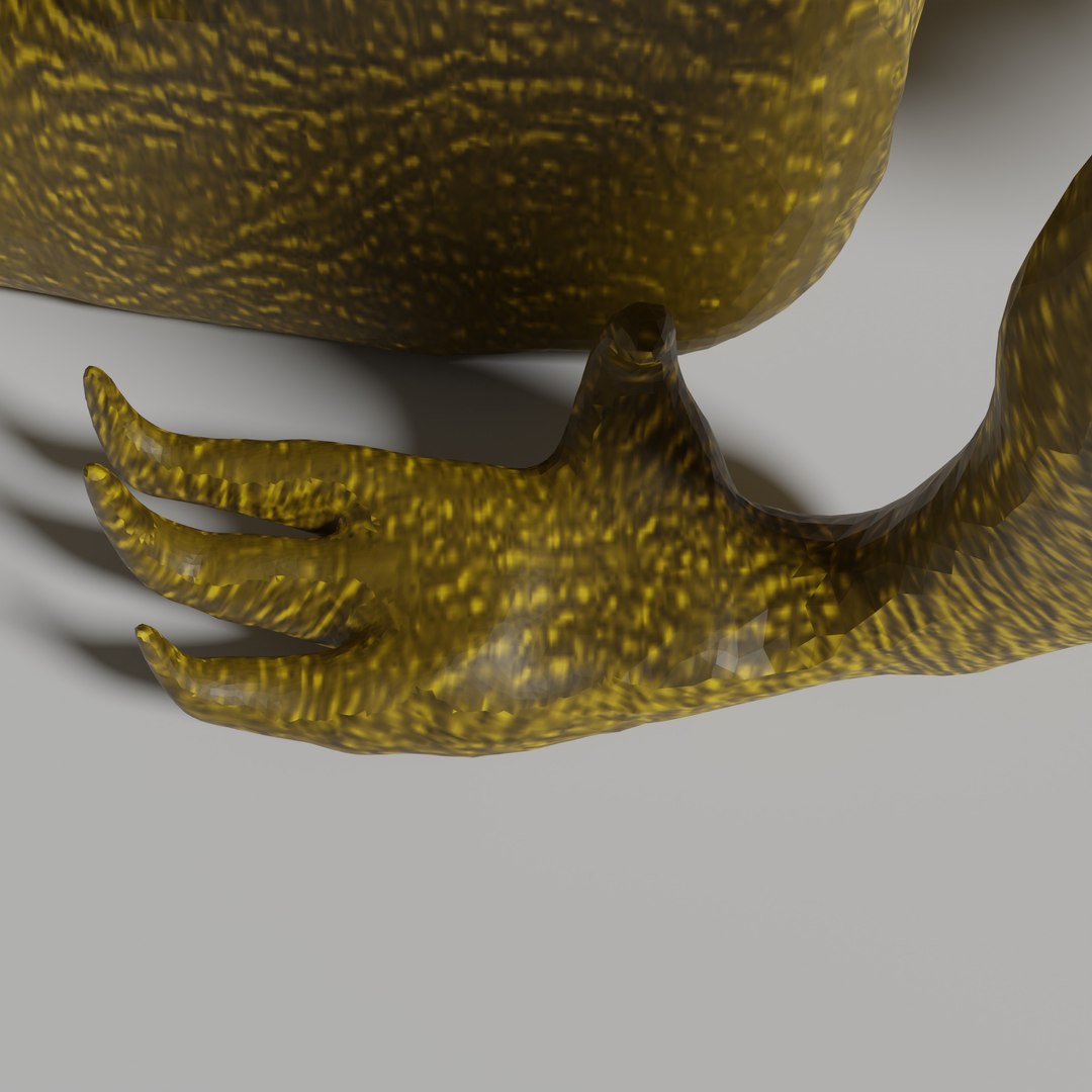 3D Ancient Lizard With Arms Model - TurboSquid 2182445