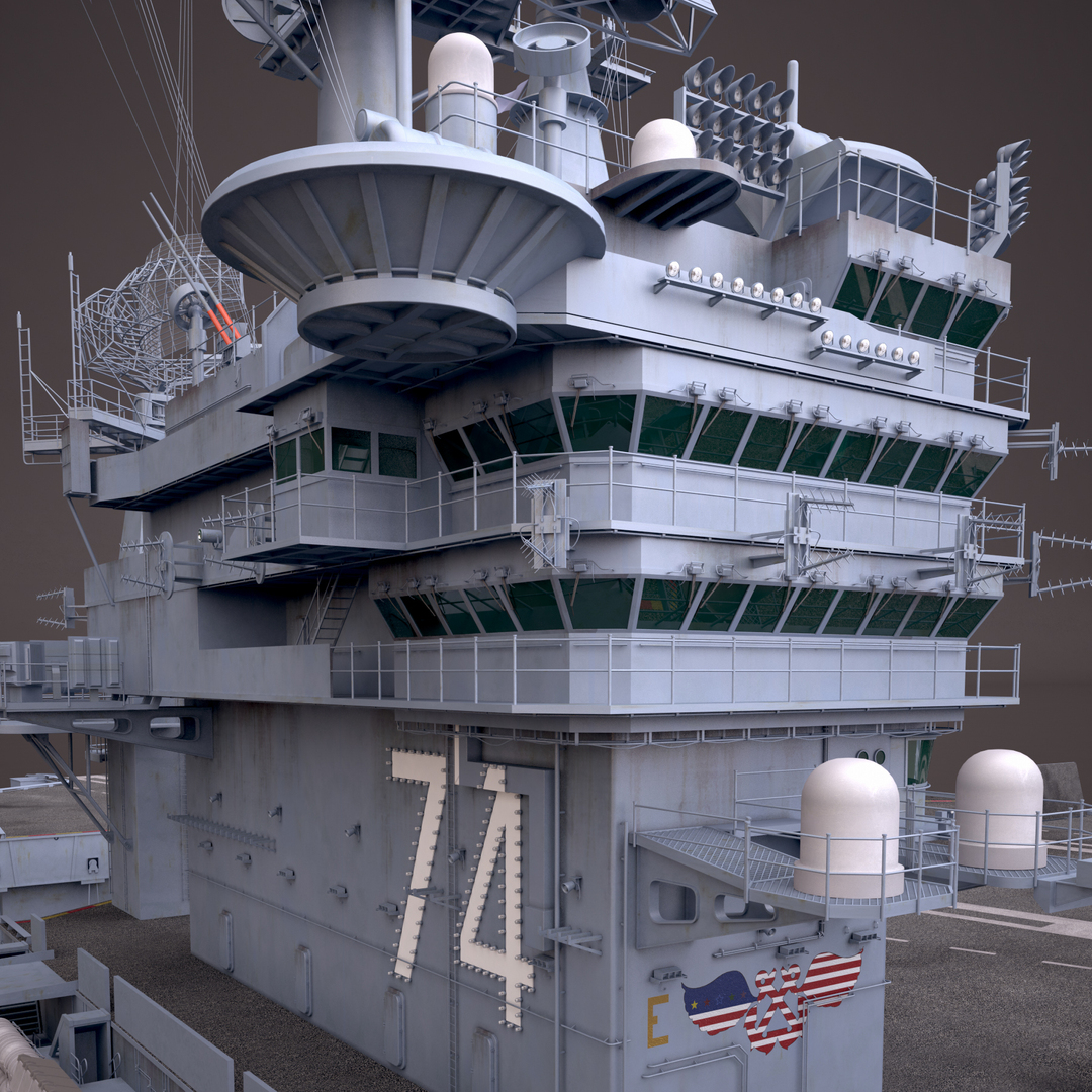 cvn 74 aircraft carrier 3d obj