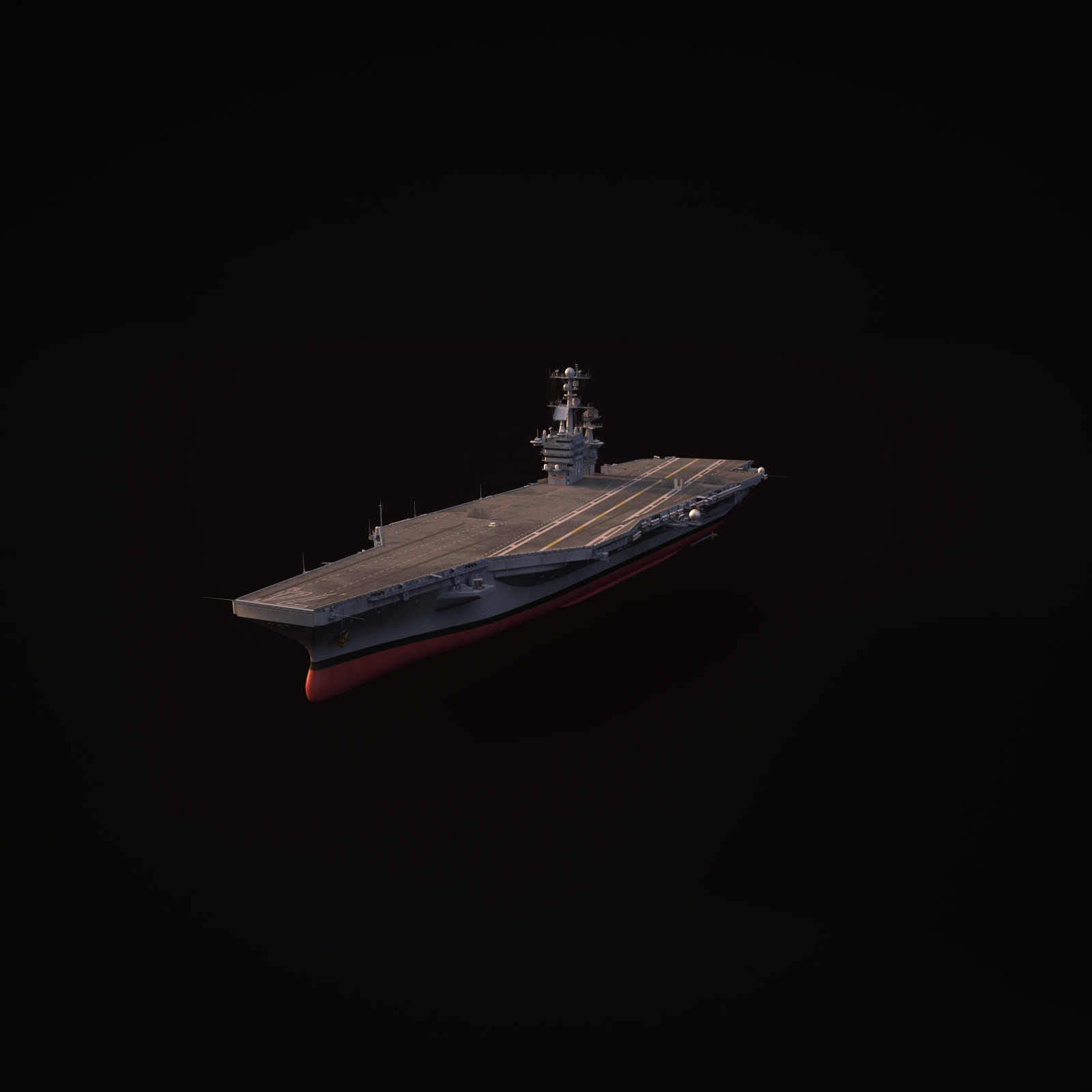 cvn 74 aircraft carrier 3d obj