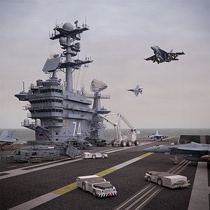 3D USS John C Stennis CVN-74 Models - Browse & Download Formats ...