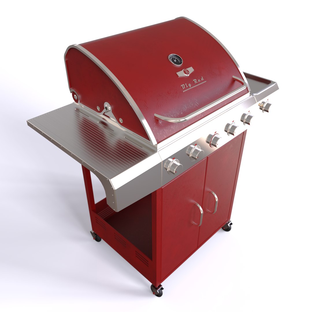 Red Grill 3D 모델 - TurboSquid 2091712