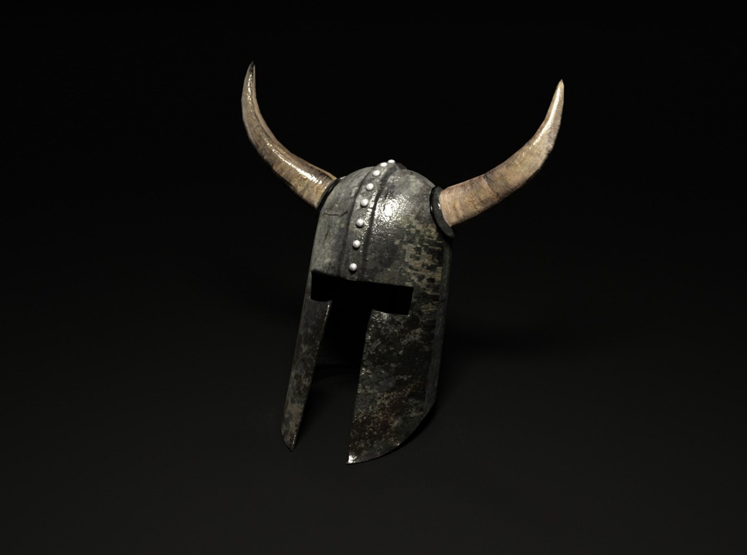 Viking Helm Horned 3D - TurboSquid 1369470