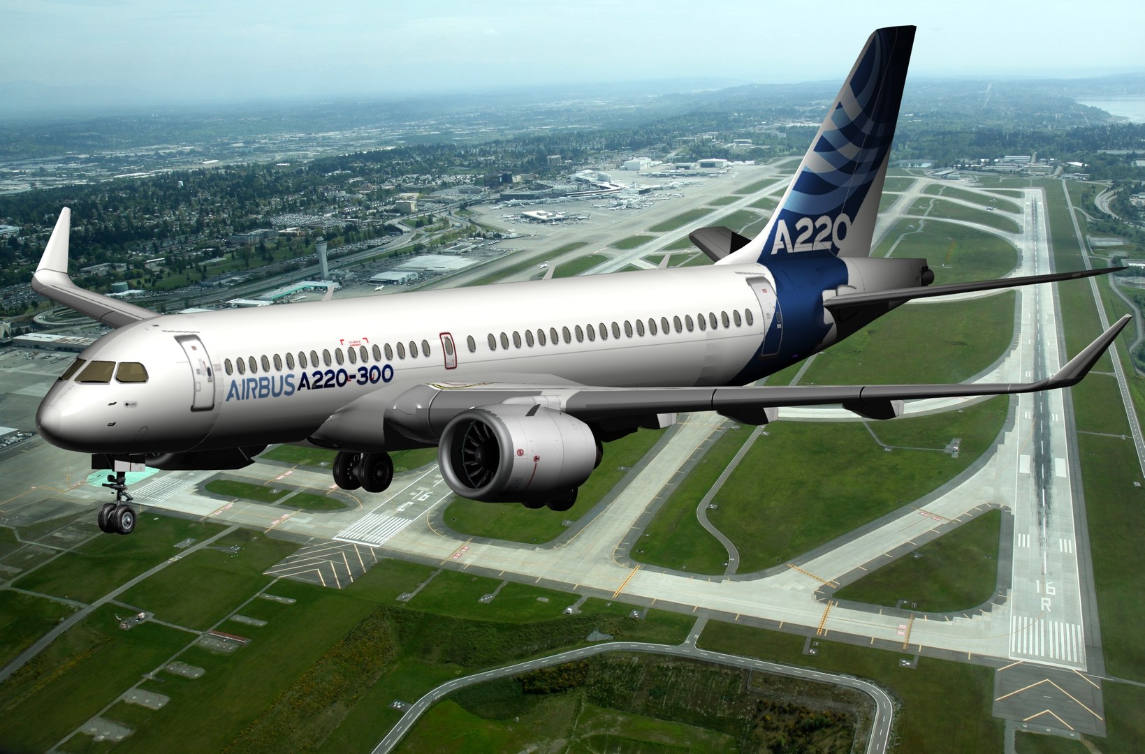 New Airbus A220 Model - TurboSquid 1383217