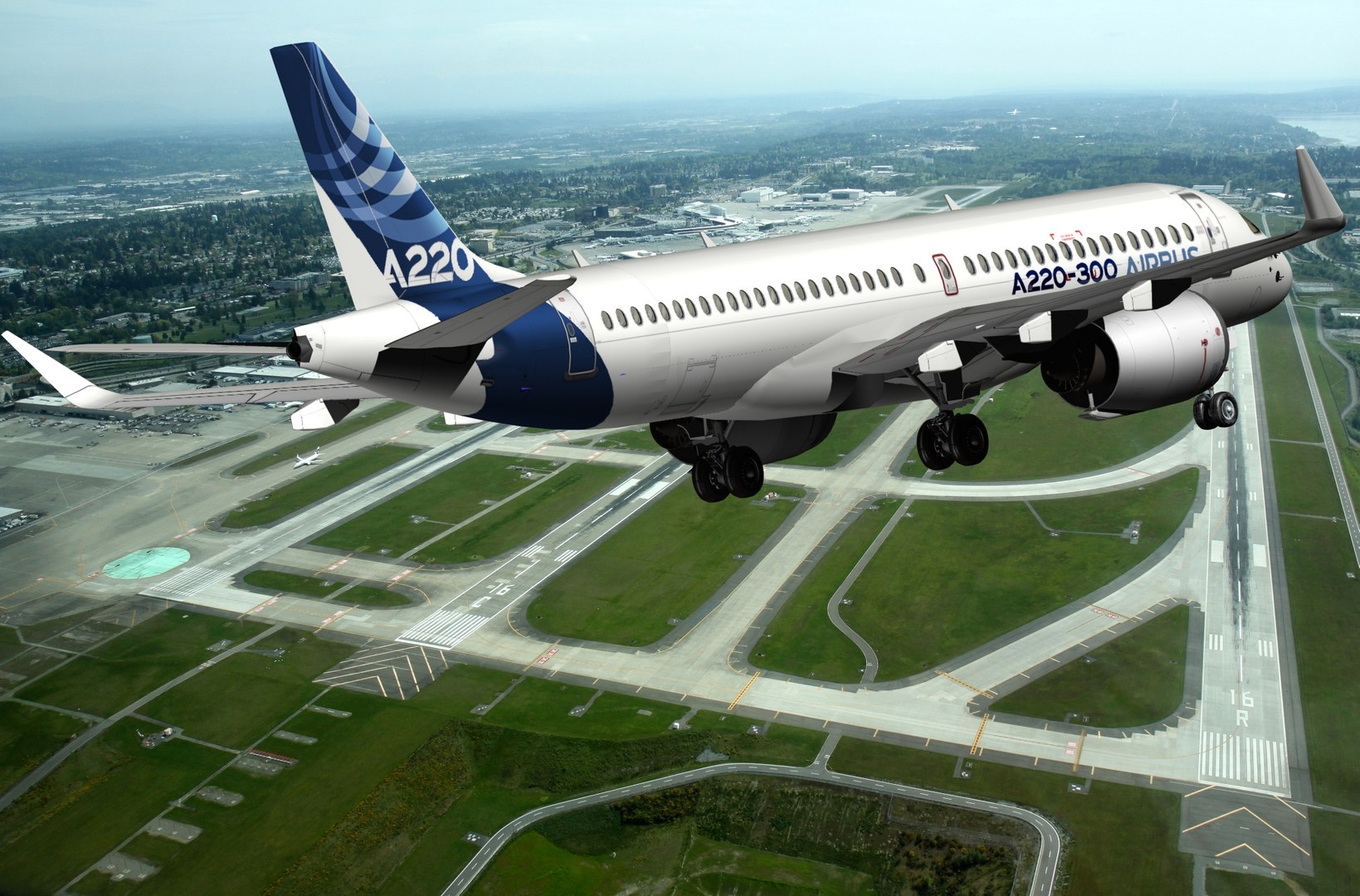 New Airbus A220 Model - TurboSquid 1383217